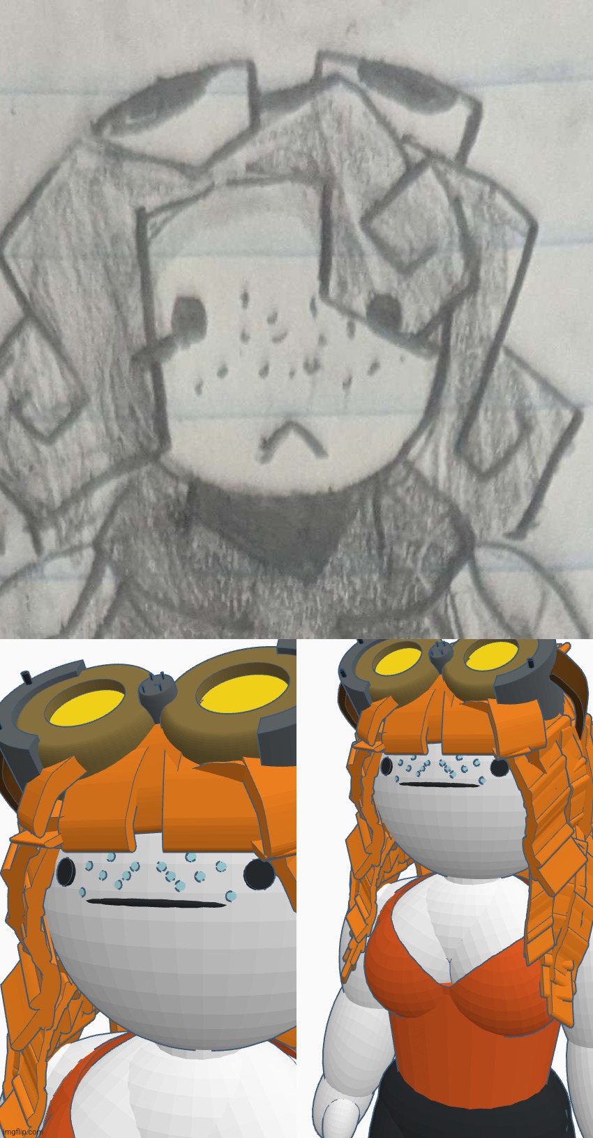 I really like the idea of Maeve having freckles. I'm experimenting with ...