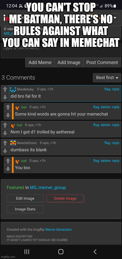 Kind words :) - Imgflip