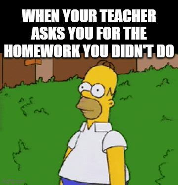 No Homework - Imgflip