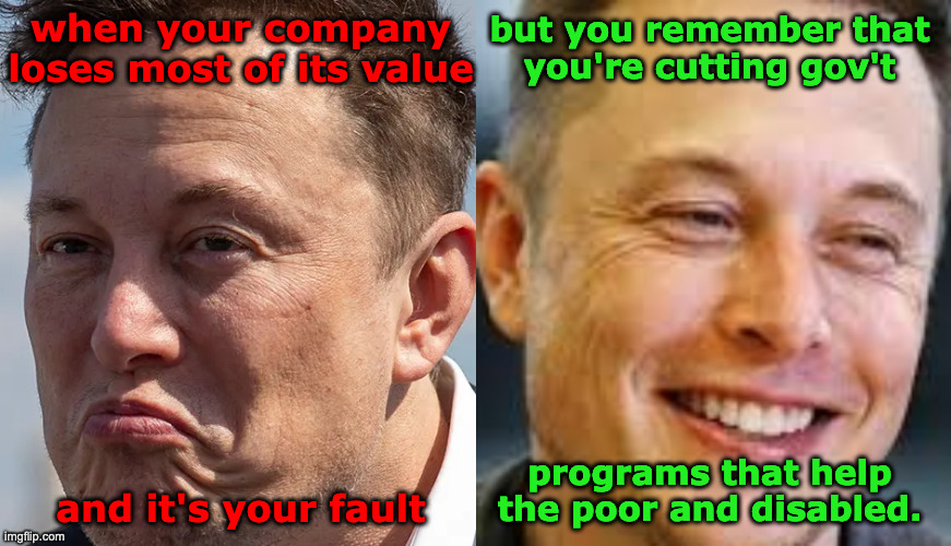 Sad happy Elon. - Imgflip