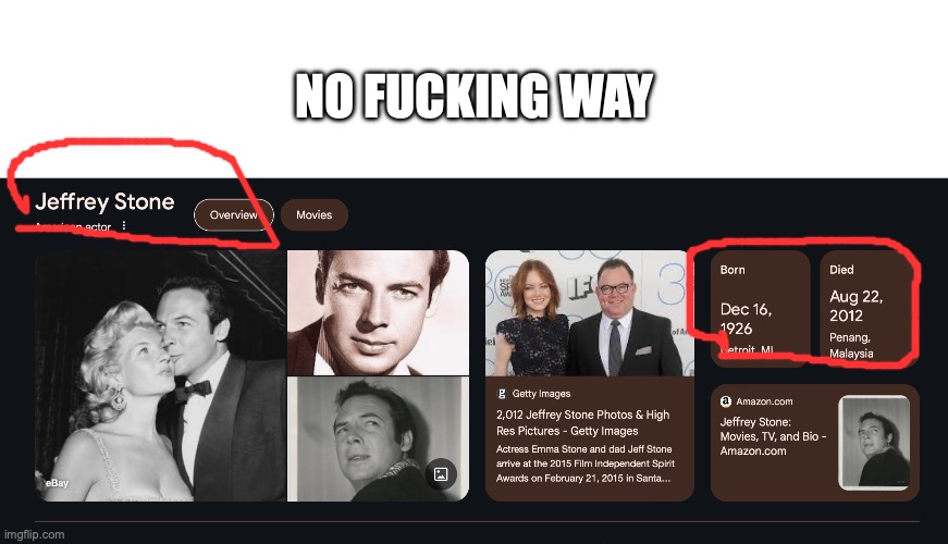 I decided to google mf Jeffrey, wadda hell did I just find - Imgflip