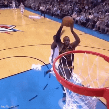 lebron missing dunk - Imgflip