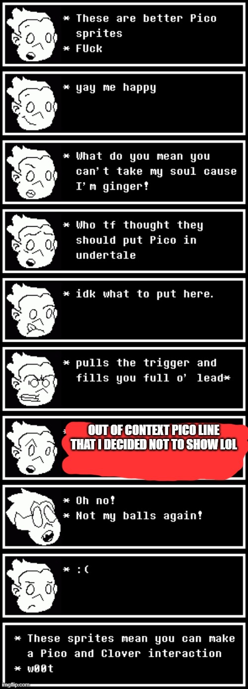 Remade the Pico talking sprites (Marked that NSFW for ya bruh -MC941 ...