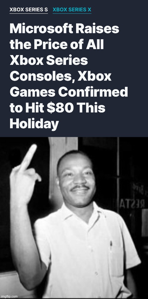 Image tagged in mlk martin luther king jr mlk middle finger the bird - Imgflip