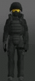 The Gas Mask Man has been remastered to look like his canon attire ...