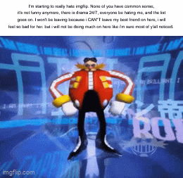 I'm starting to really hate imgflip. None of you have common sense, it's not funny anymore ...