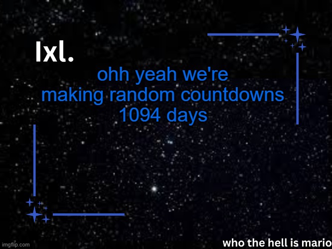 absurd countdown for an important thing - Imgflip