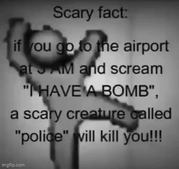 Scary fact - Imgflip