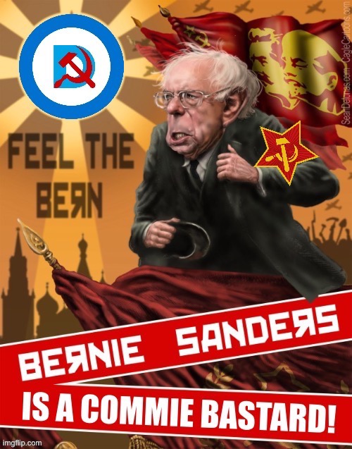 Comrade Bernie, the hero of the lunatic revolution… - Imgflip