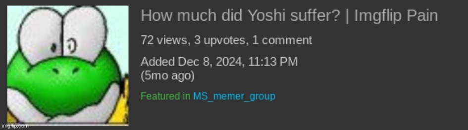 Why did Nomination bring Imgflip Pain back? Is he stupid? Is Norther stupid? - Imgflip