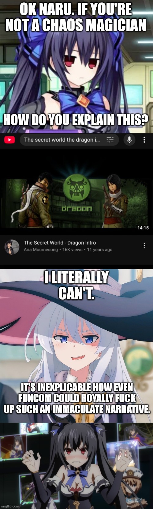 Image tagged in noire tsundere face,wandering witch elaina ...