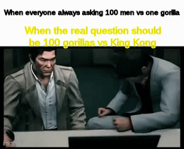 I mean seriously who would win in that fight????? - Imgflip