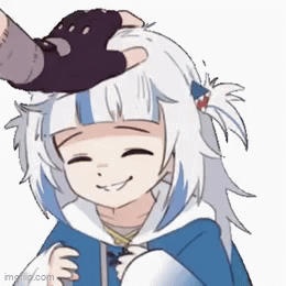 gawr gura headpat hololive v2 english - Imgflip