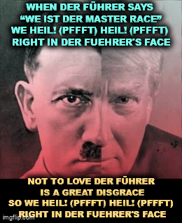Image tagged in gifs,spike jones,hitler,fuhrer,trump,heil - Imgflip