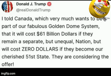 Trump is a relentless orange dome moron...take off ya hoser! - Imgflip