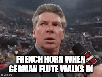 the battle of the foreign instruments - Imgflip