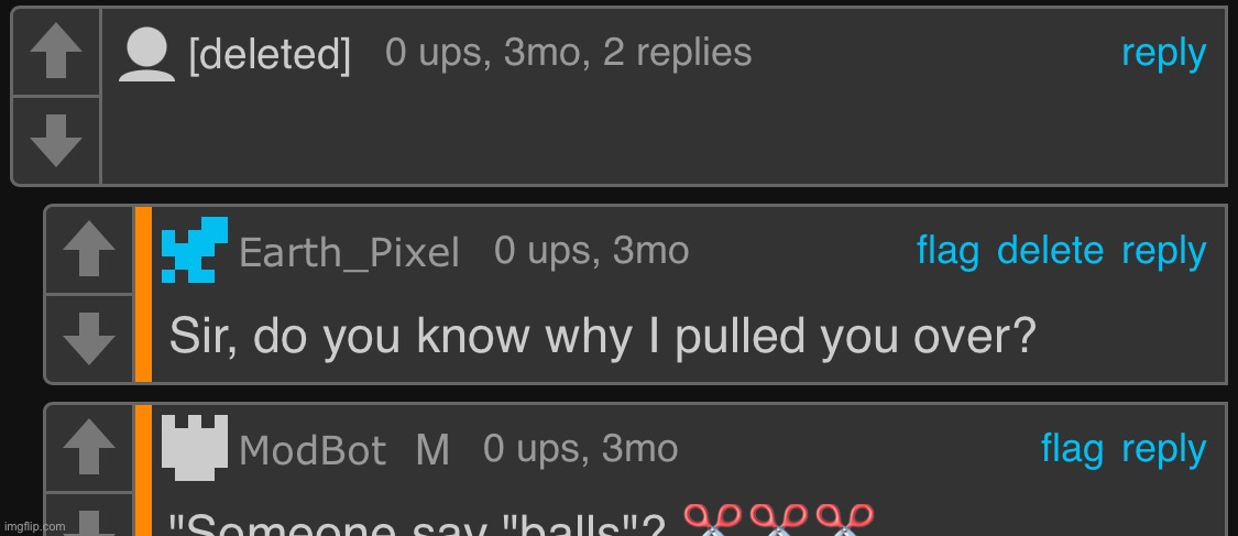 He said “{n-word}balls” - Imgflip
