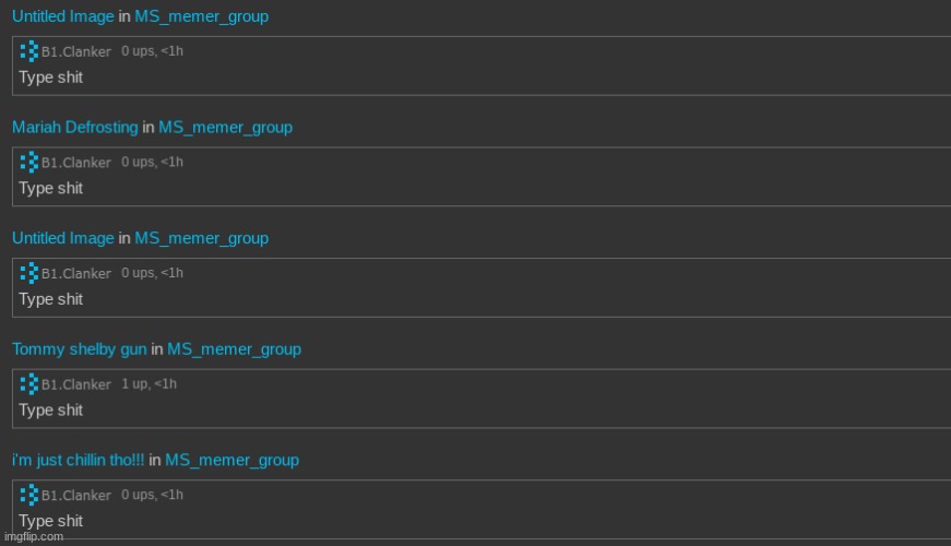 Type shit - Imgflip