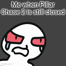Me when Pillar Chase is still closed - Imgflip