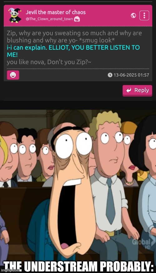 Just majorly exposing Zip casually :3 - Imgflip