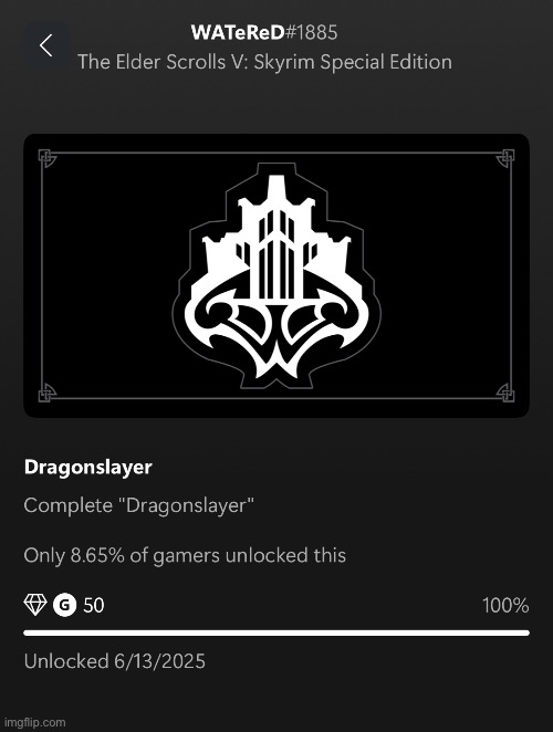 So have I technically “beaten” Skyrim? - Imgflip