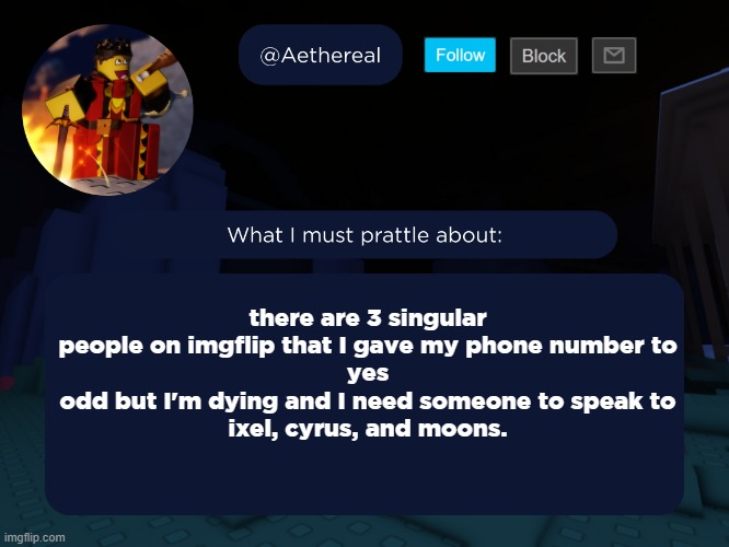 aethereal's forsaken template - Imgflip