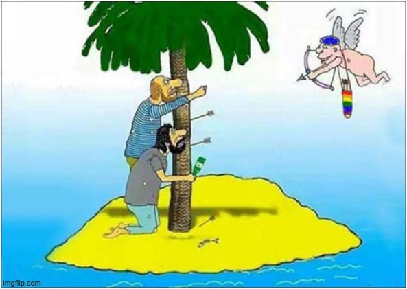 Not What You Want To See When Stranded On A Desert Island ! - Imgflip