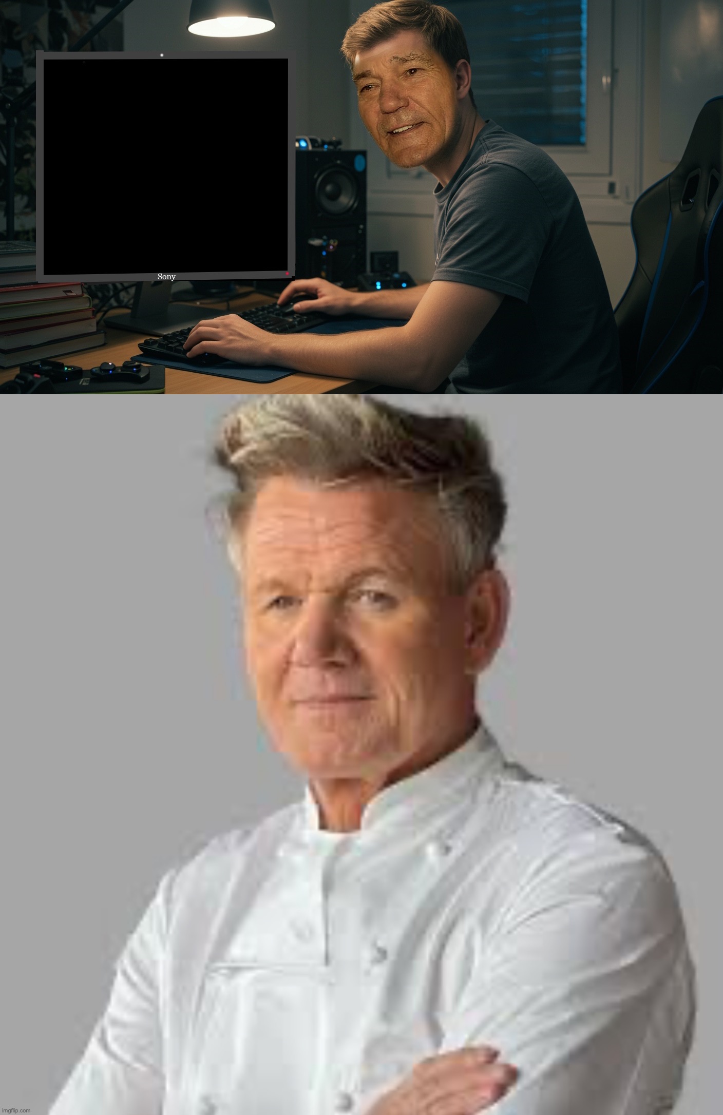 Why tf do Kewlew and Gordon Ramsay look similar - Imgflip