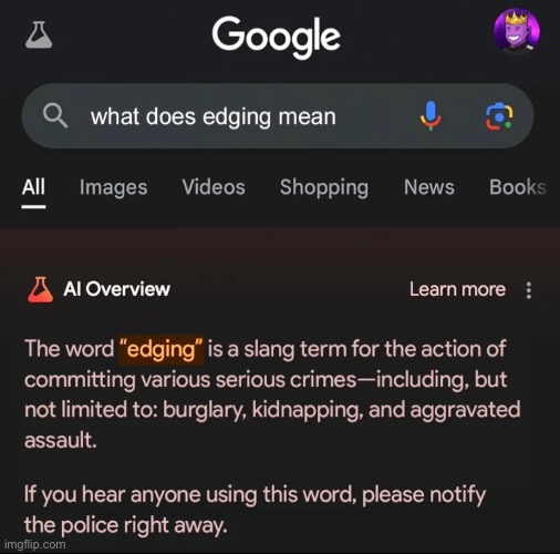 Edging - Imgflip