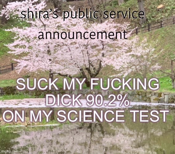 shira’s PSA - Imgflip