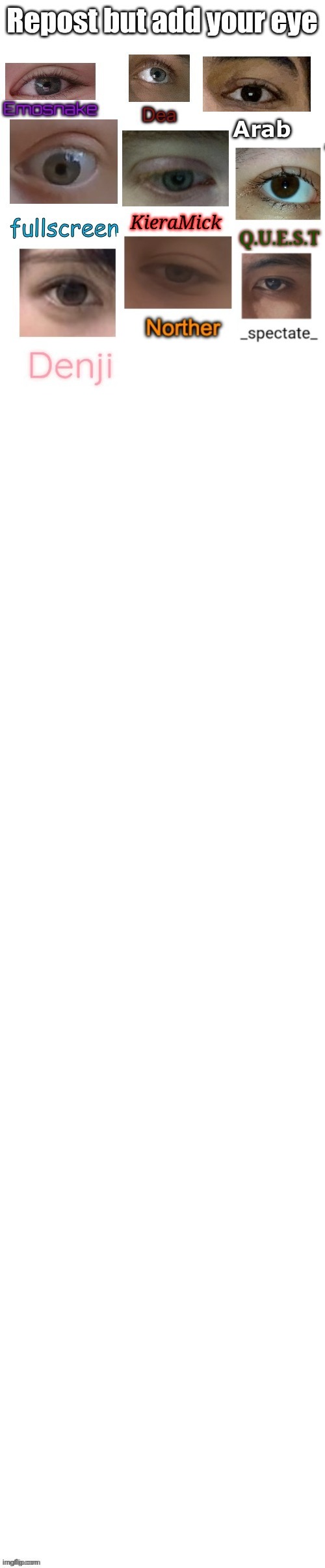 Updated it for the ones who got left out - Imgflip