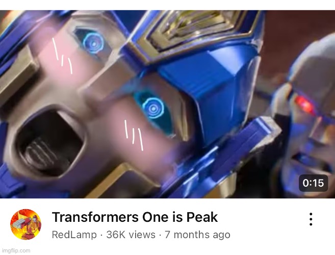 Transformers one - Imgflip
