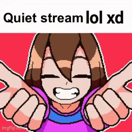 Seriously tho, why is the stream so quiet rn? - Imgflip