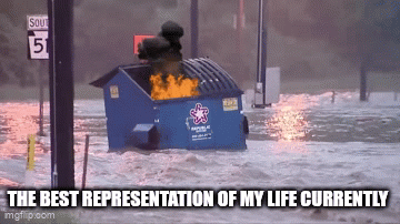 Floating Dumpster Fire - Imgflip