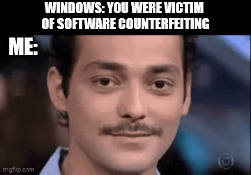 No, you were the victim - Imgflip