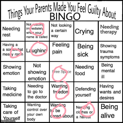 Things your parents made you feel guilty about - Imgflip