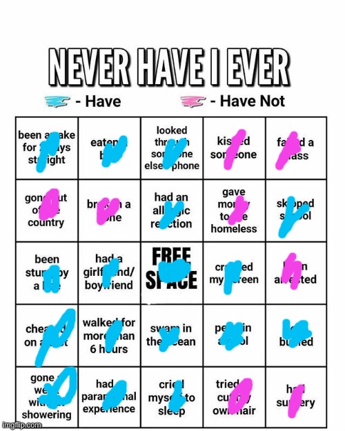 Never have I ever - Imgflip