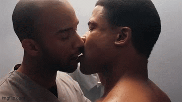 black men kissing - Imgflip