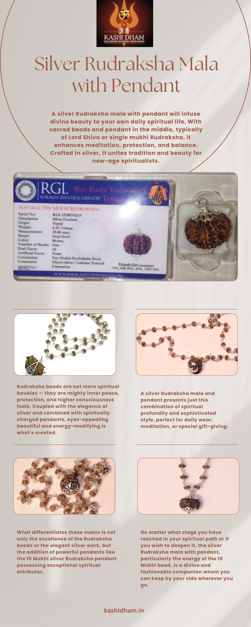 Silver Rudraksha Mala with Pendant Blank Template - Imgflip