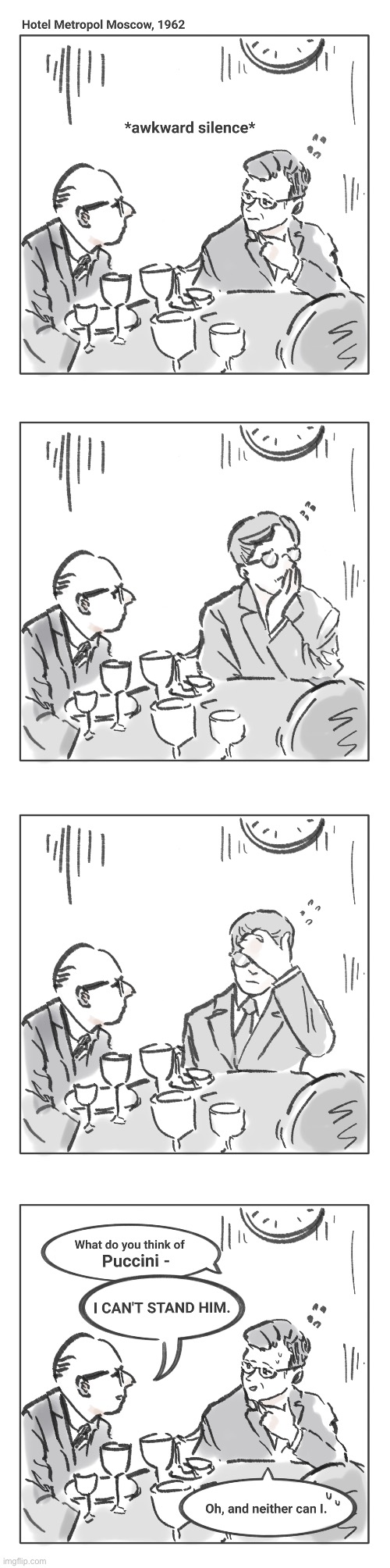 I am simply an incarnation of shostakovich (not my art btw) - Imgflip