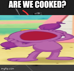 Are we cooked bro - Imgflip