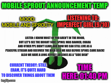 Mobile sprout announcement template - Imgflip