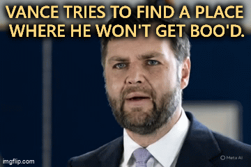 Image tagged in gifs,jd vance,unpopular,boo,hatred - Imgflip