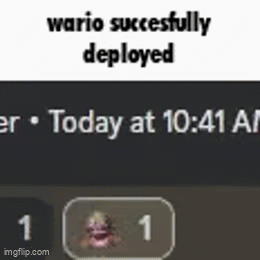 Wario successfully deployed - Imgflip
