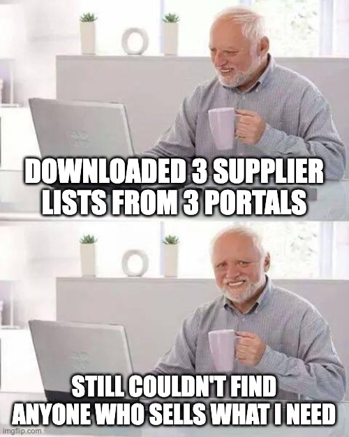 Pain Harold in Procurement - Imgflip