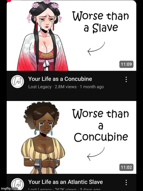 Slave titties and concubine titties are massive - Imgflip