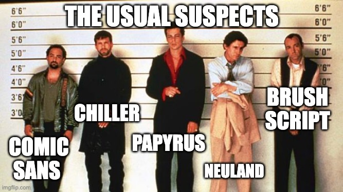 The Usual Suspects - Imgflip
