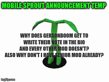 Mobile sprout announcement template - Imgflip