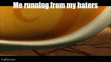 Rayman running away - Imgflip