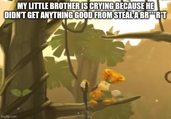 Rayman cutting off the branch - Imgflip